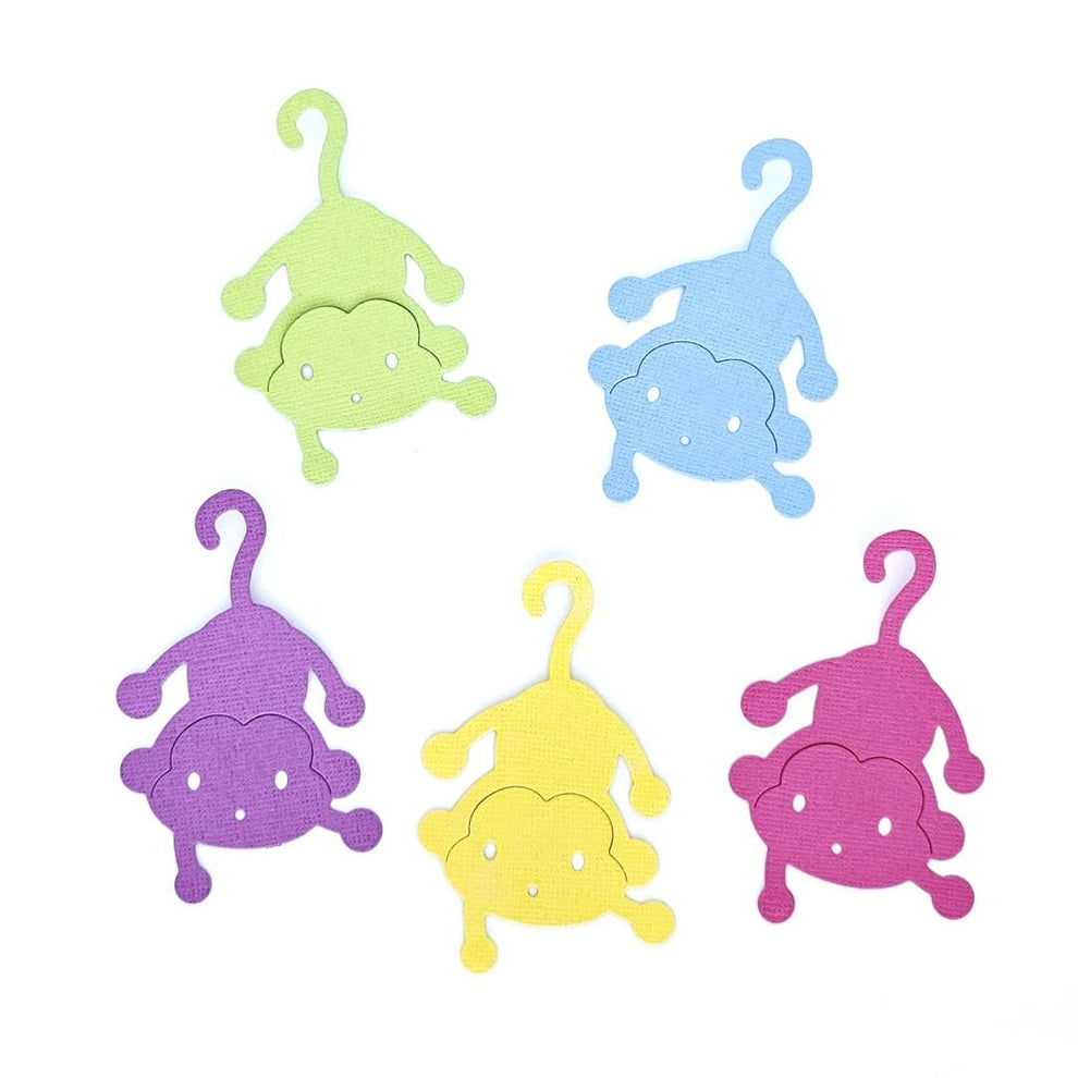 Happy Monkey Shapes | Kid Scrapbooking Projects | Kids Crafting ...