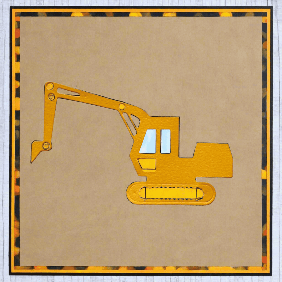 Construction Paper - Diggers – Cards and Crafts By Susie