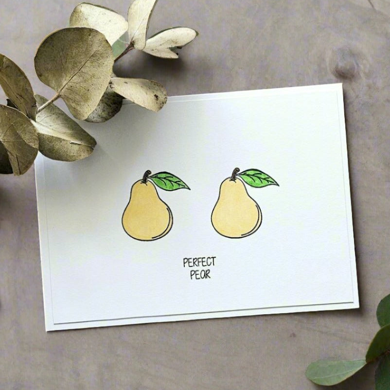 The Perfect Pear | Anniversary Card | Wedding Card – Cards and Crafts ...